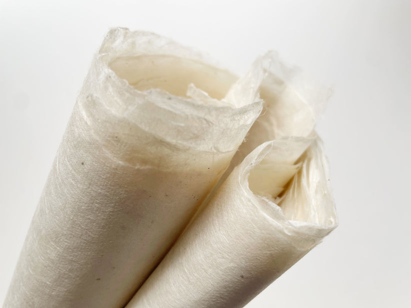 Nepalese handmade paper (10 sheets) l 10 gm | Natural – LOKTAA